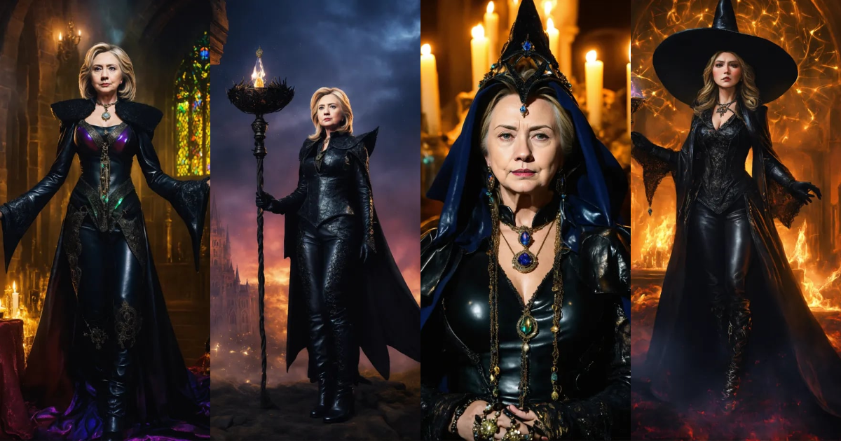 Lexica - Hillary Clinton as Morgan Le Fay the powerful dark satanic ...