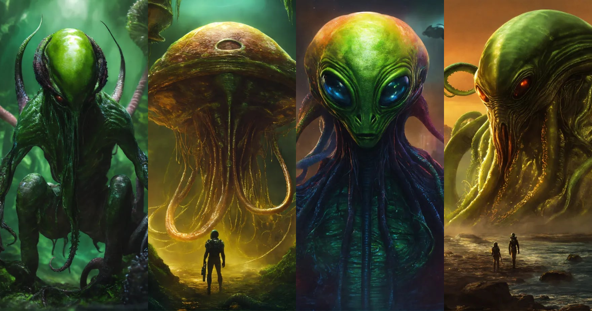 Lexica - Alien back with tentacle