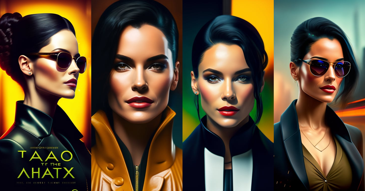 Lexica - Portrait of the matrix