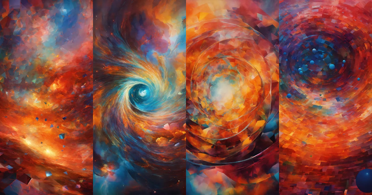 Lexica - In a realm of swirling nebulae, an ethereal entity emerges ...