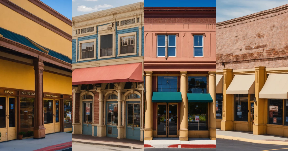 Lexica - Strip mall colonial architecture