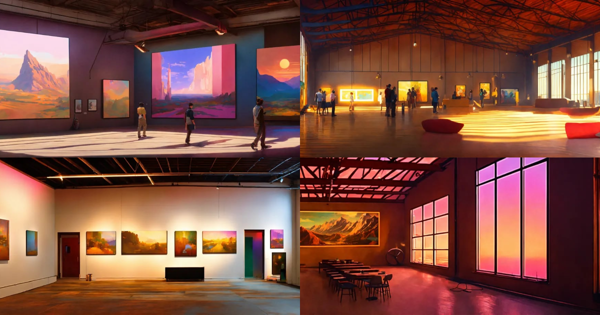 Lexica - A spacious, art gallery housed within a repurposed warehouse ...