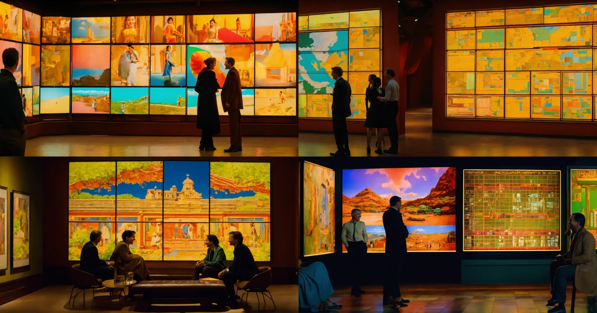 Lexica - Retro Highly detailed data visualization screens on walls, 3 ...