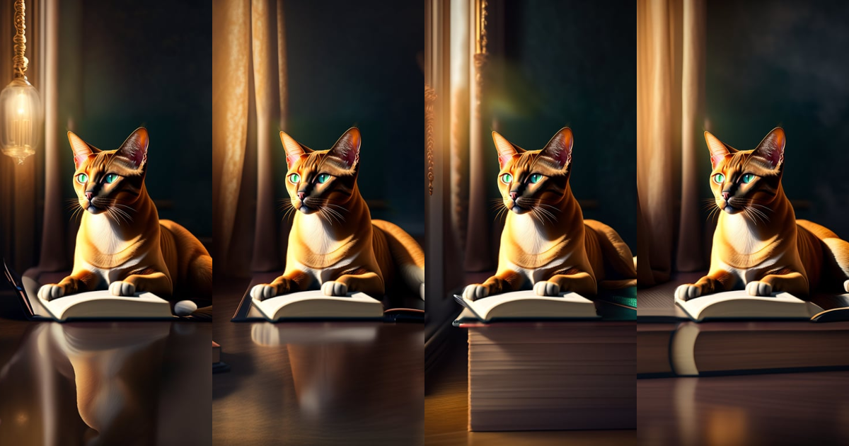 Lexica - A Siamese cat, tan with brown coloring, green eyes, ultra ...