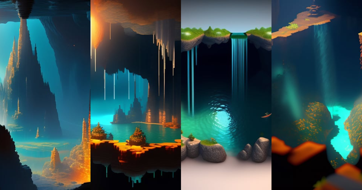 Lexica - Dark pixelated dungeon with sunlight, ancient , dripping water ...