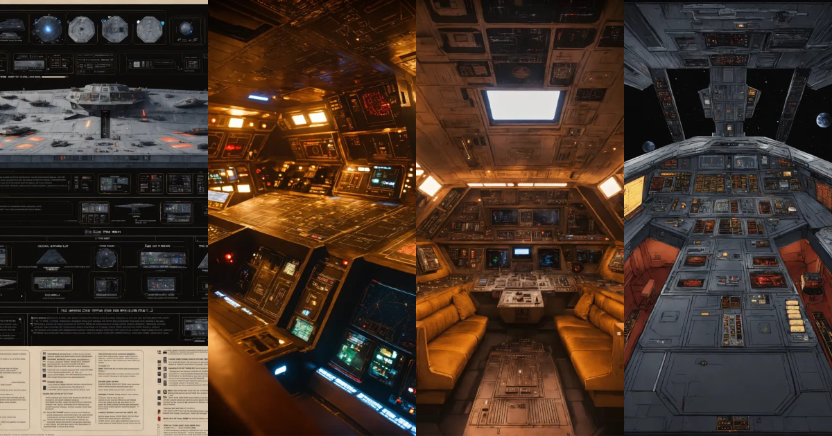 Lexica - Command deck of imperial star destroyer, star wars