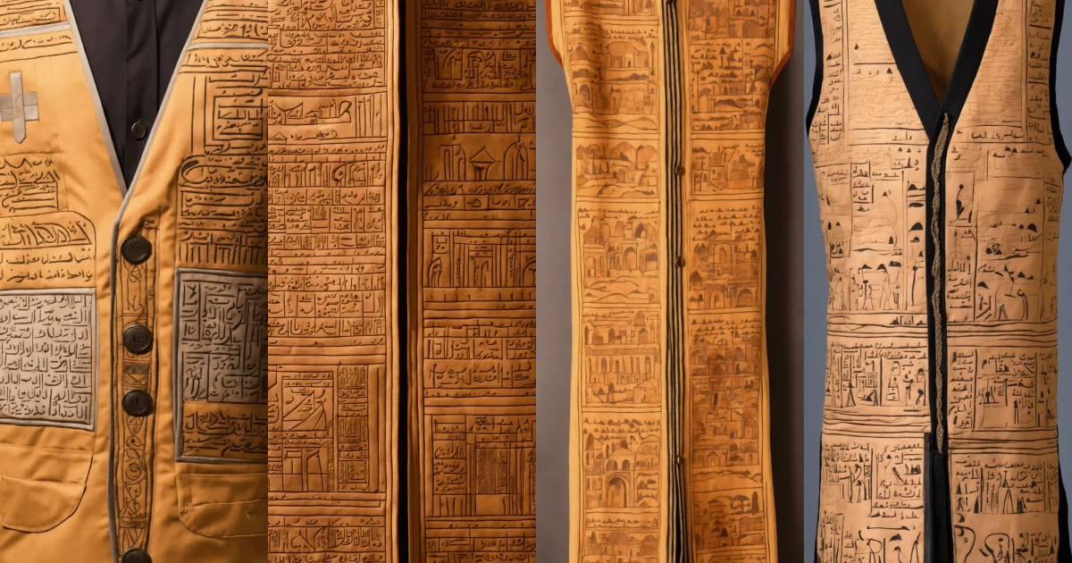 Lexica - A special design for the tour guide a 7-inch neck waistcoat ...