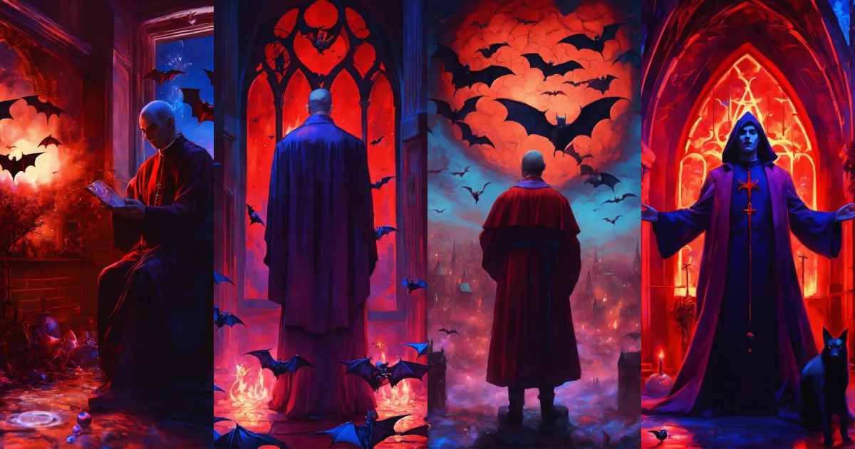 Lexica - ALL glassblowing superrealism style urban vampire STYLE Priest ...