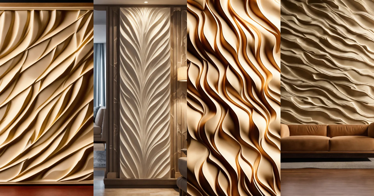 Lexica - 3D Decorative wall panels ABS Plastic molds for Plaster Gypsum ...