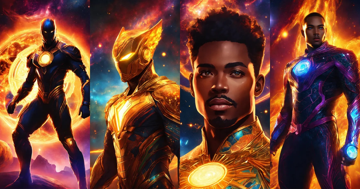 Lexica - Solar Flare is a powerful superhero, realistic style ...