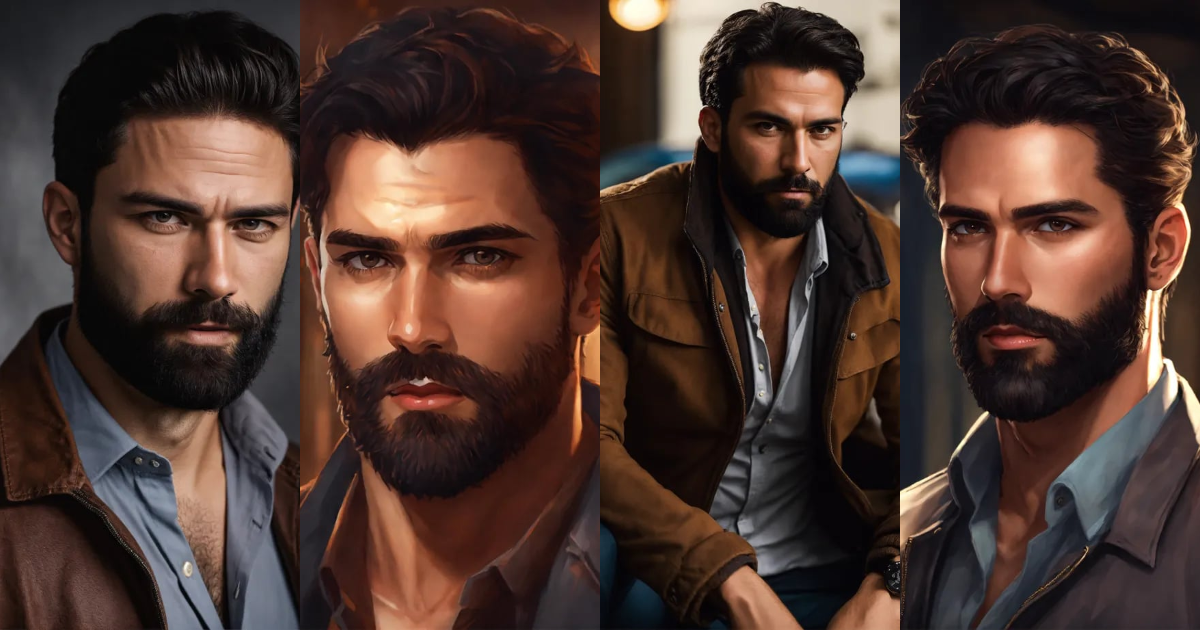 Lexica - A handsome private investigator in his 35 with dark hair ...