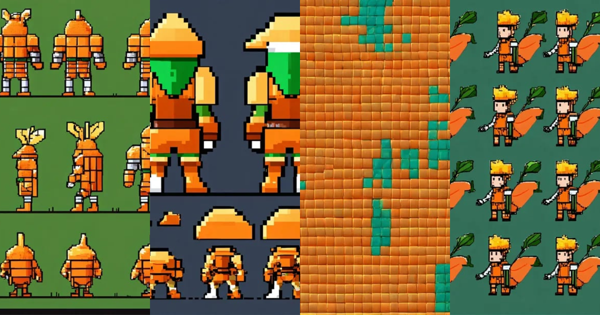 Lexica - Pixel perfect simple sprite sheet of 12 frames of animation to ...