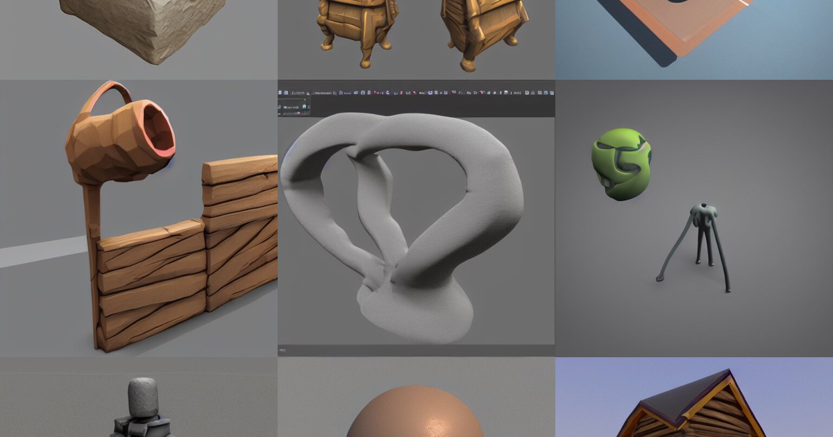 Lexica - Blender model asset thumbnail