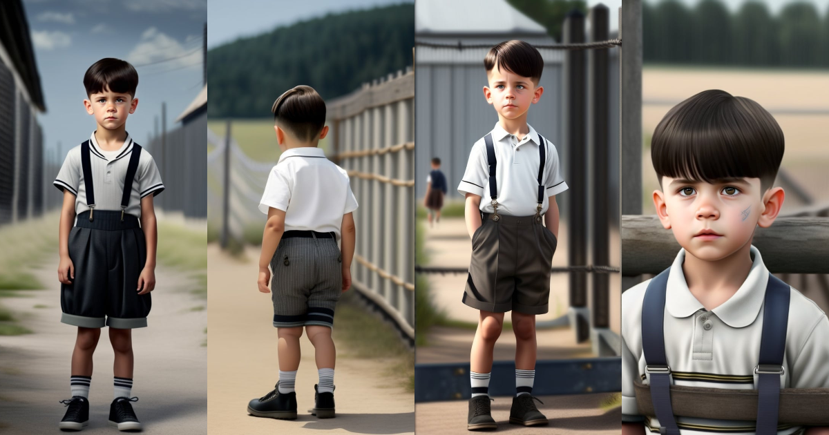 Lexica - I want an image of the boy Bruno from the movie "The boy in ...