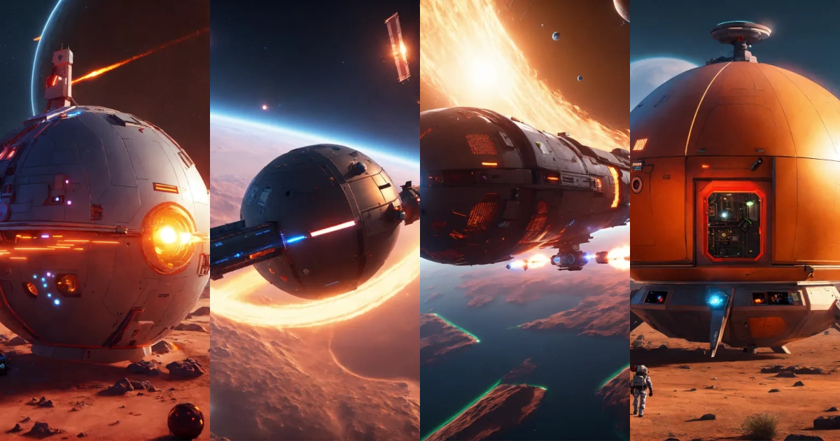 Lexica - A small emergency escape pod gets shot with a laser and spins ...