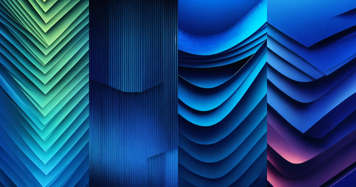 Lexica - Blue smooth color gradient zigzag background, dark grainy ...