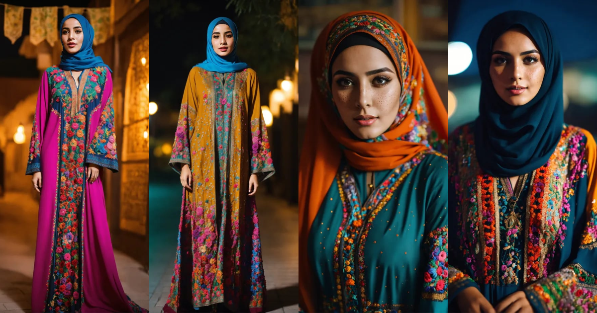 Lexica - Beautiful hijab Palestinian woman with freckles, wearing a ...