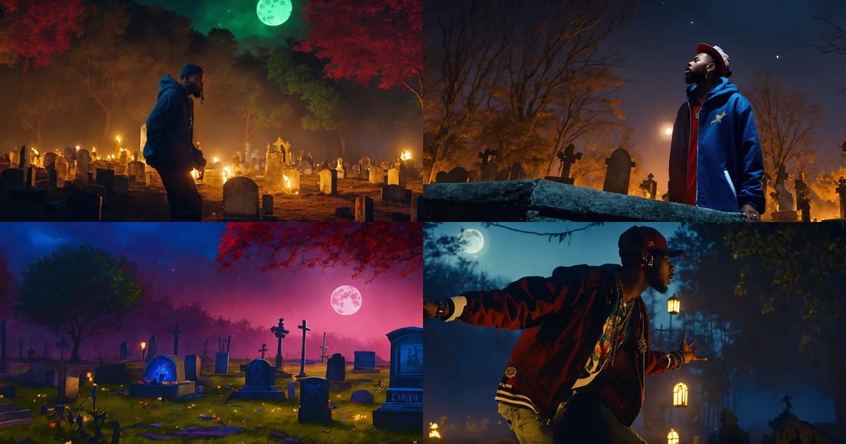 Lexica - A funky rapper is dropping dope rhymes in a haunted graveyard ...