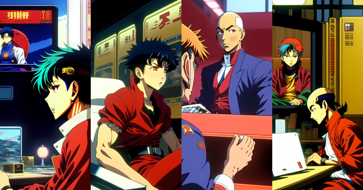 Lexica - Vintage anime screenshot from akira, 90’s anime aesthetic. a ...