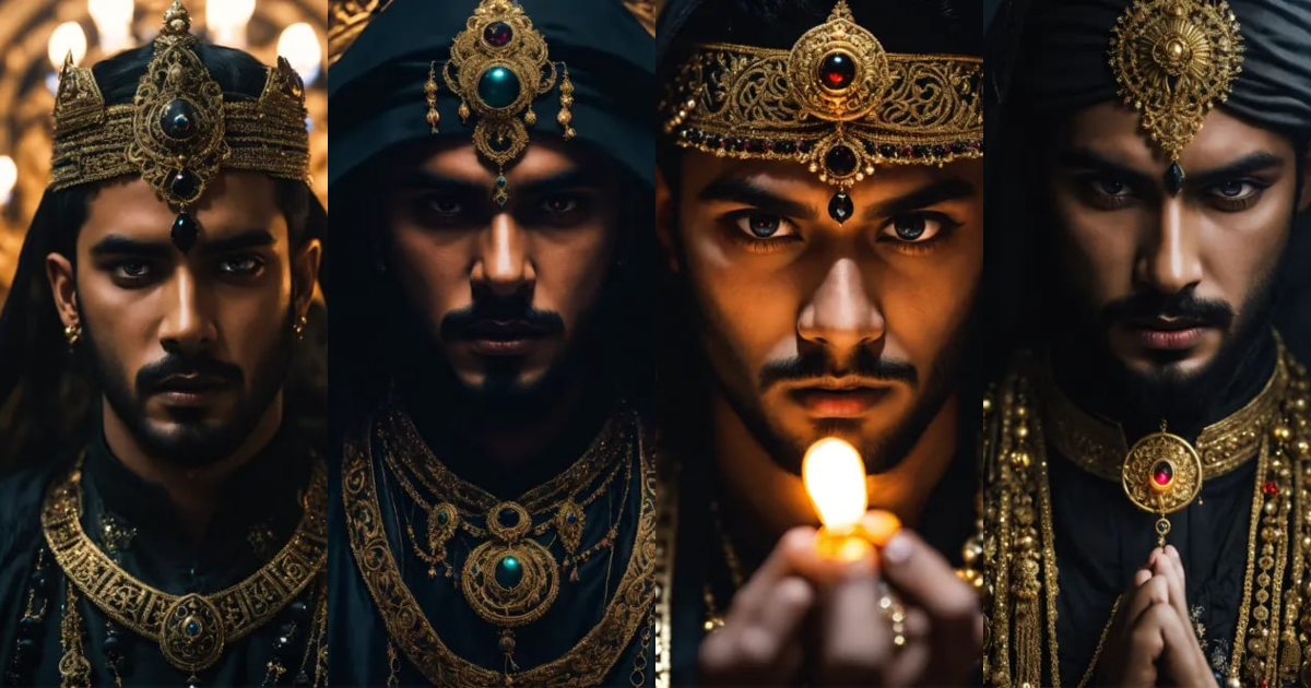 Lexica - Dark, mysterious and dramatic headshot of a young handsome ...