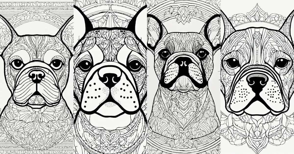 Lexica - Coloring page for adults, bold lines, dark lines, mandala ...