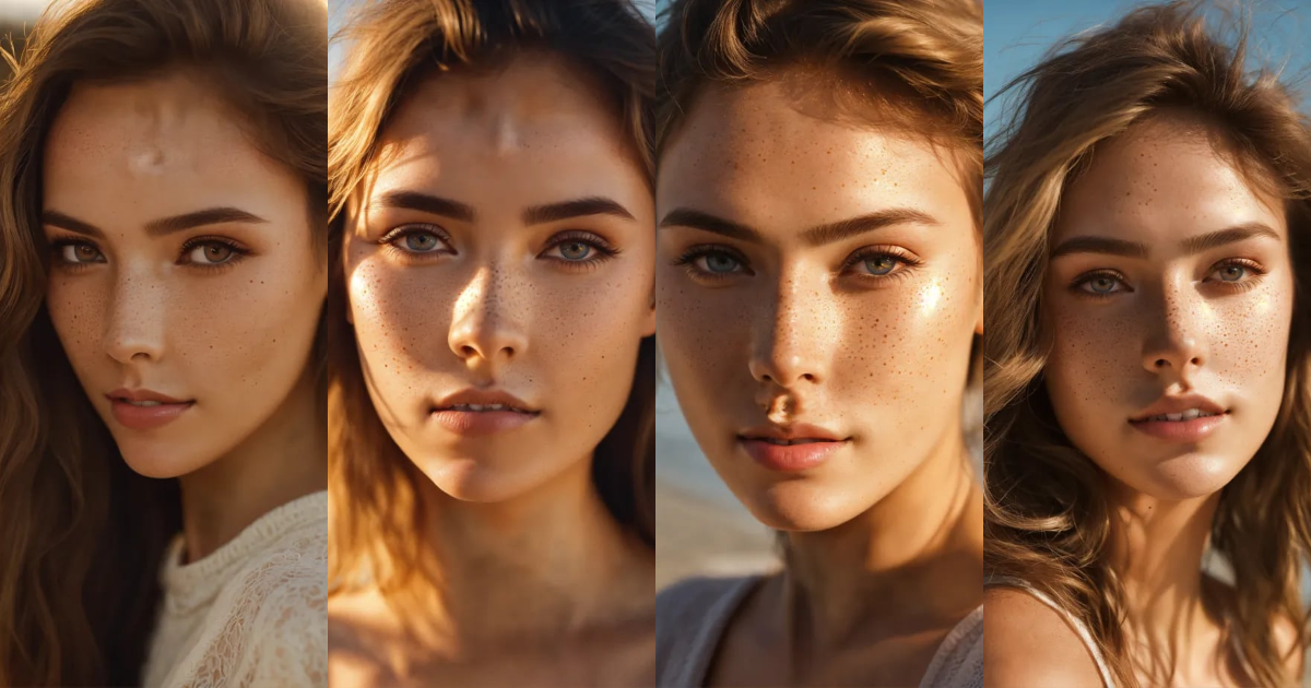 Lexica - 1girl, russian-german model oval-shaped face clear complexion ...