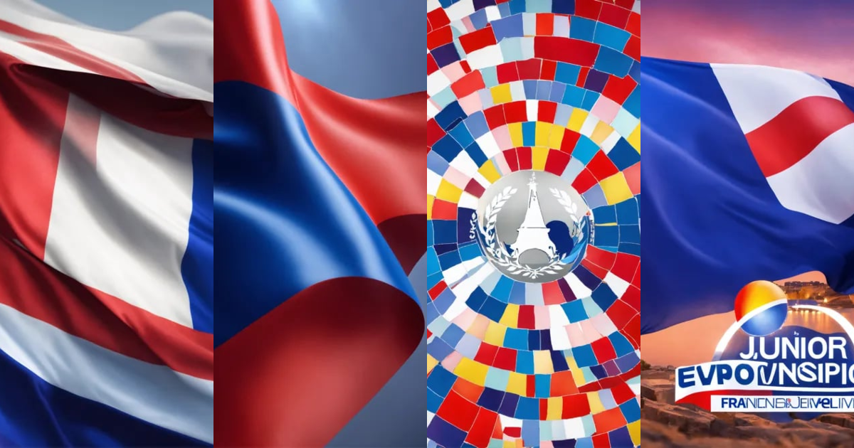Lexica - Image of the France flag and the Junior Eurovision logo ...