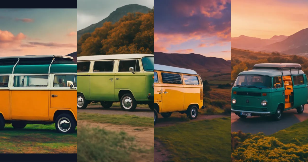 Lexica - Lofi combi van landscape