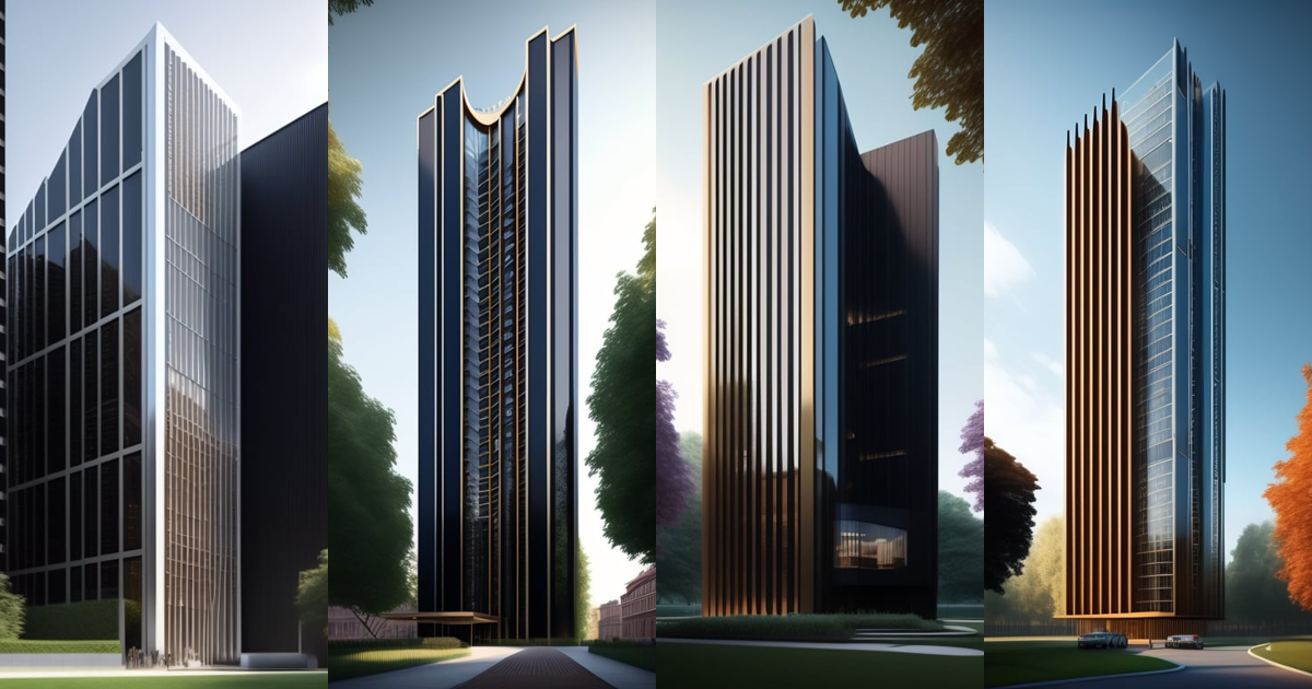 Lexica - Innovative structural design of skyscraper in tudor arcitecture