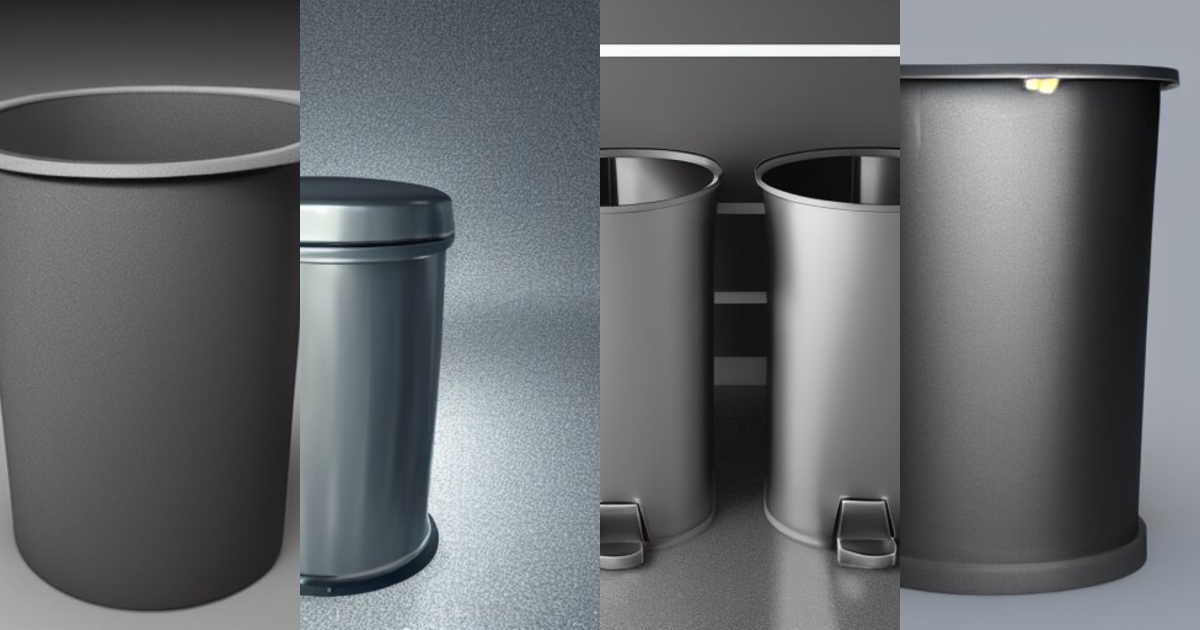 Lexica - Futuristic trash can, 3d render, octane, ray tracing,ultra ...