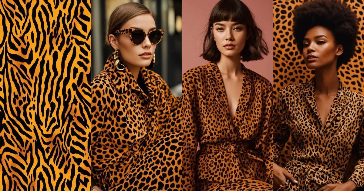 Lexica - A animal print pattern, future style