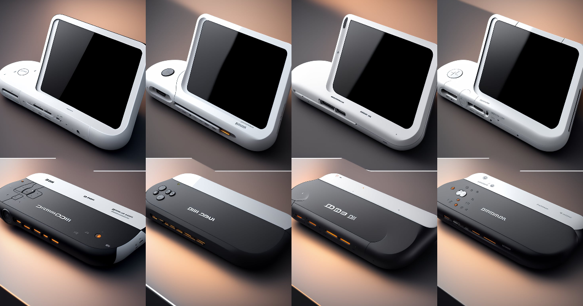 Lexica - Designed by braun. Futuristic Nintendo DS with Overwatch on ...