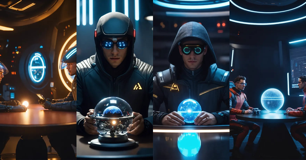 Lexica - Nerdy 25 year old male cyborg hacker wearing futuristic ...
