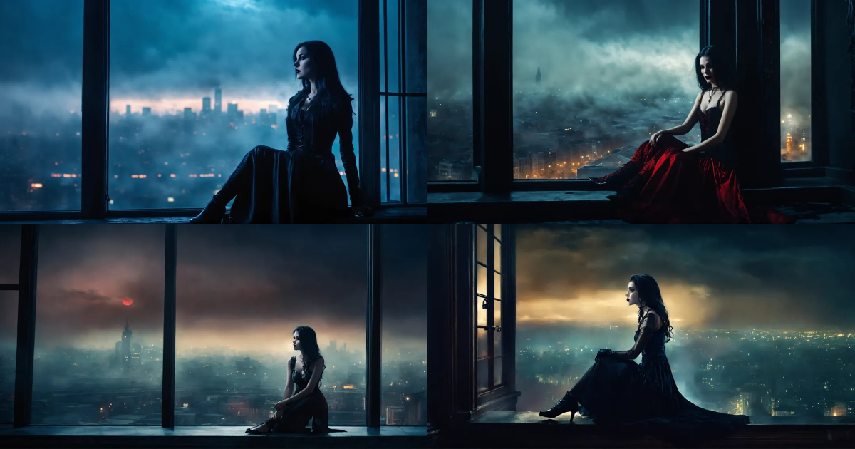 Lexica - Cinematic look, vampire underworld movie style, dark gothic ...