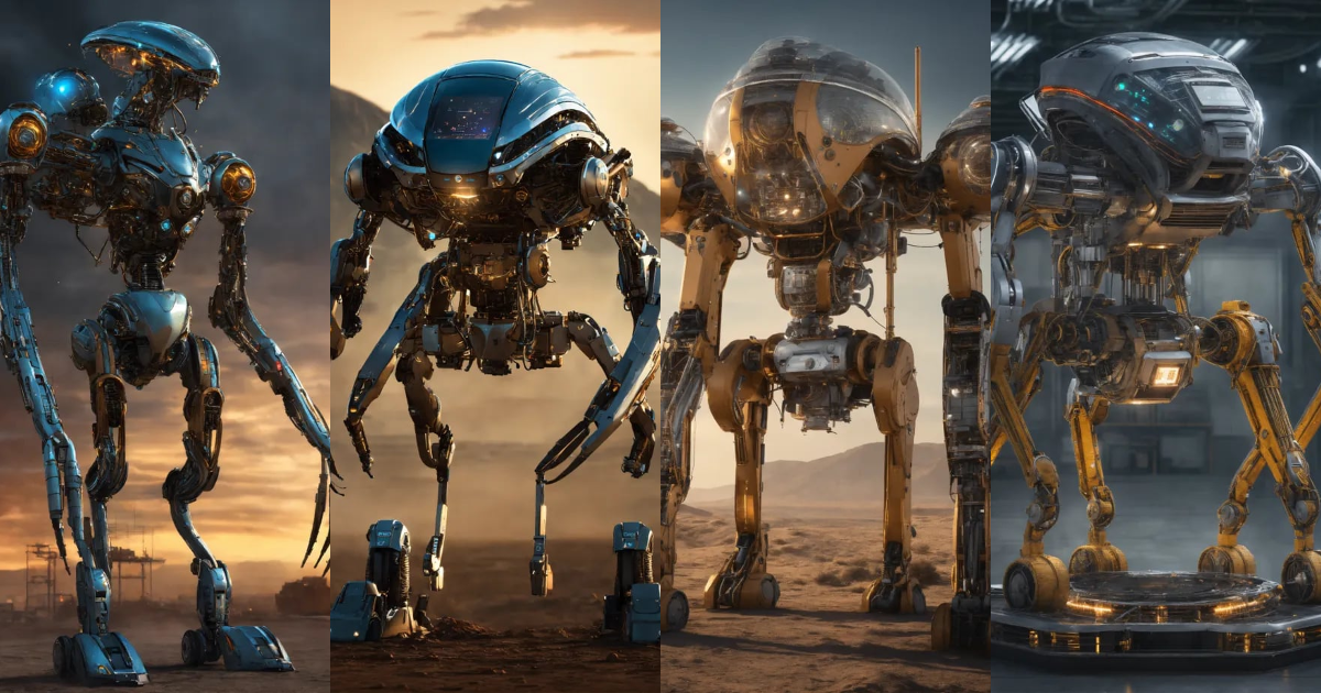 Lexica - Photorealistic image of an intelligent machine built by aliens ...