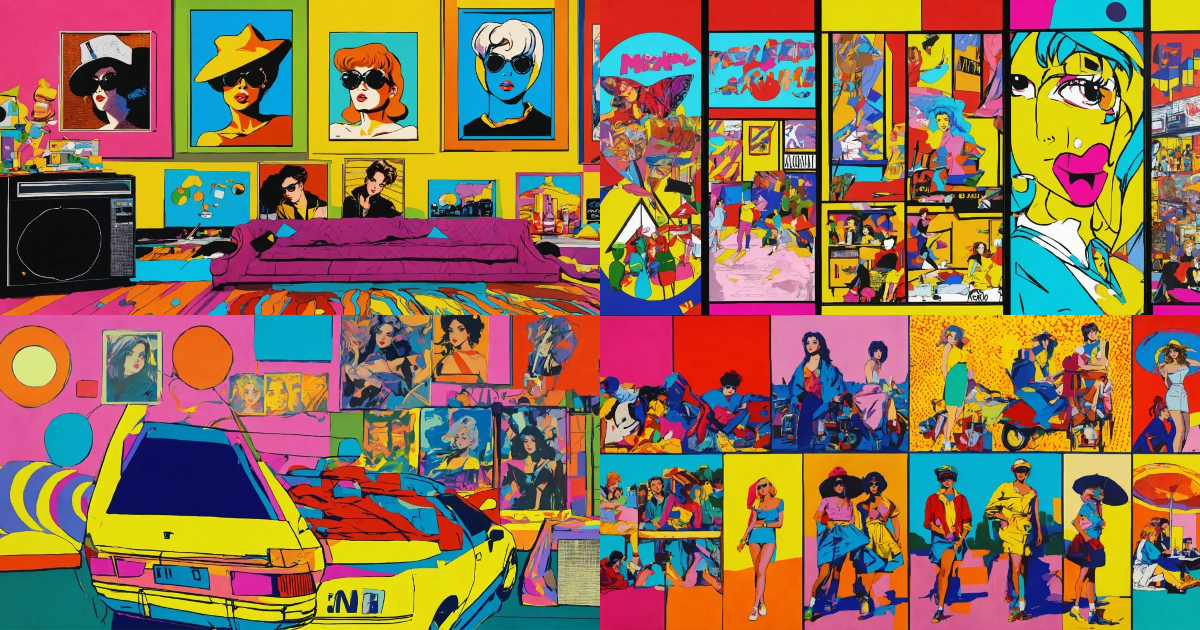 Lexica - 1990s pop art