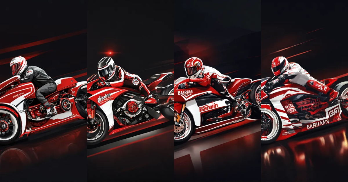 Lexica - Bahrain red and white vector clean modern car drag race car ...