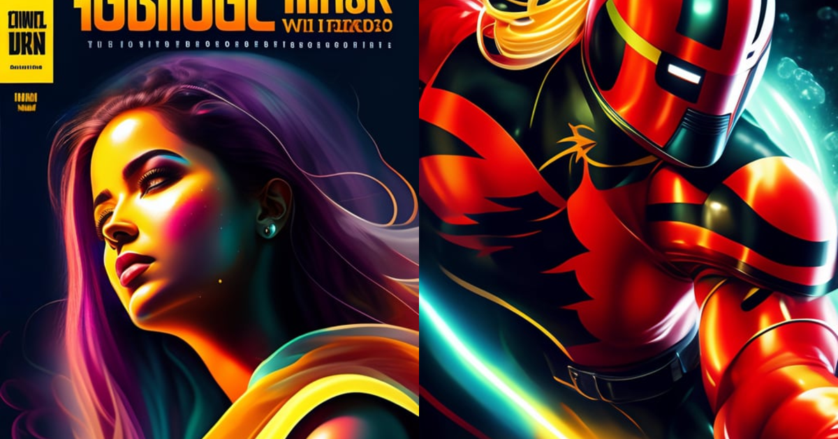 Lexica - Epic comic book cover