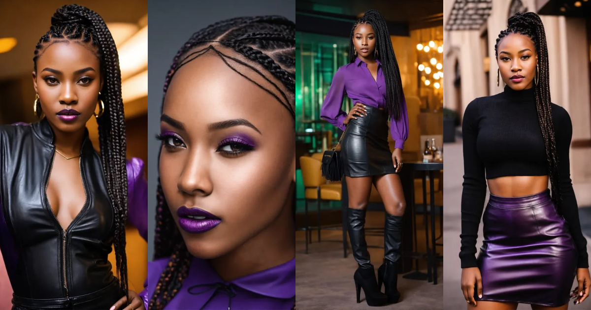 Lexica - A stunning, dark-skinned African American young adult female ...