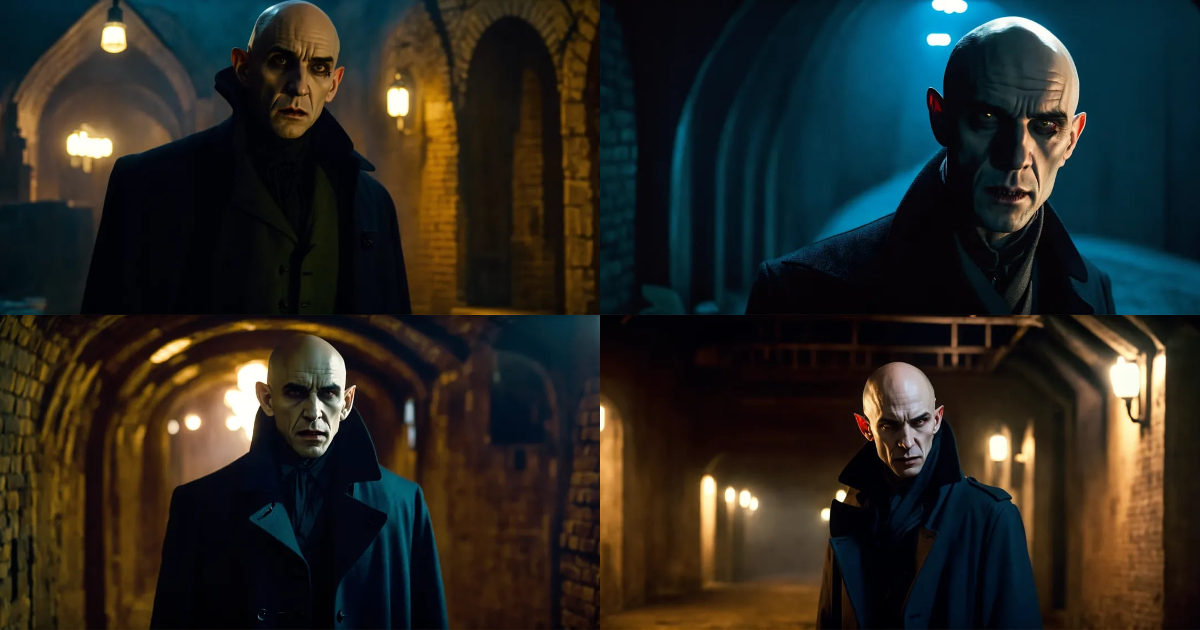 Lexica - Cinematic vampire underworld movie look, modern urban male ...