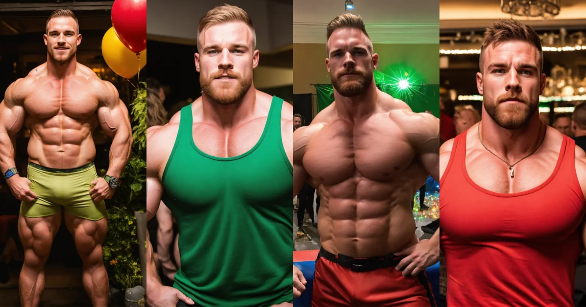 Lexica - 30-year-old Irish man with big muscles, big bodybuilder, body ...