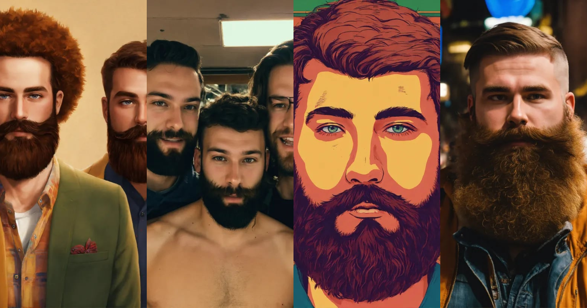 Lexica - Two guys named Simon and Wyatt, one has giant beard