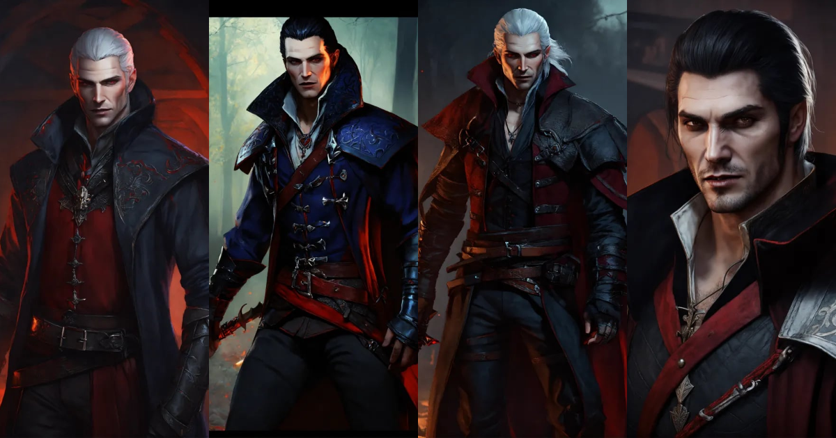 Lexica - Male vampire witcher