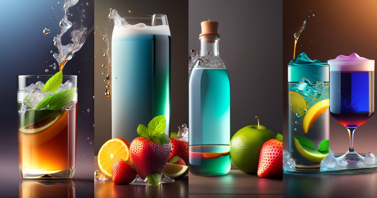 Lexica - Coldrink bannner,with water