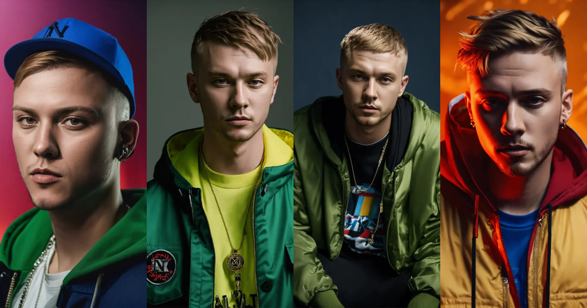 Lexica - Vald rapper, netflix, looking at camera, studio, super ...