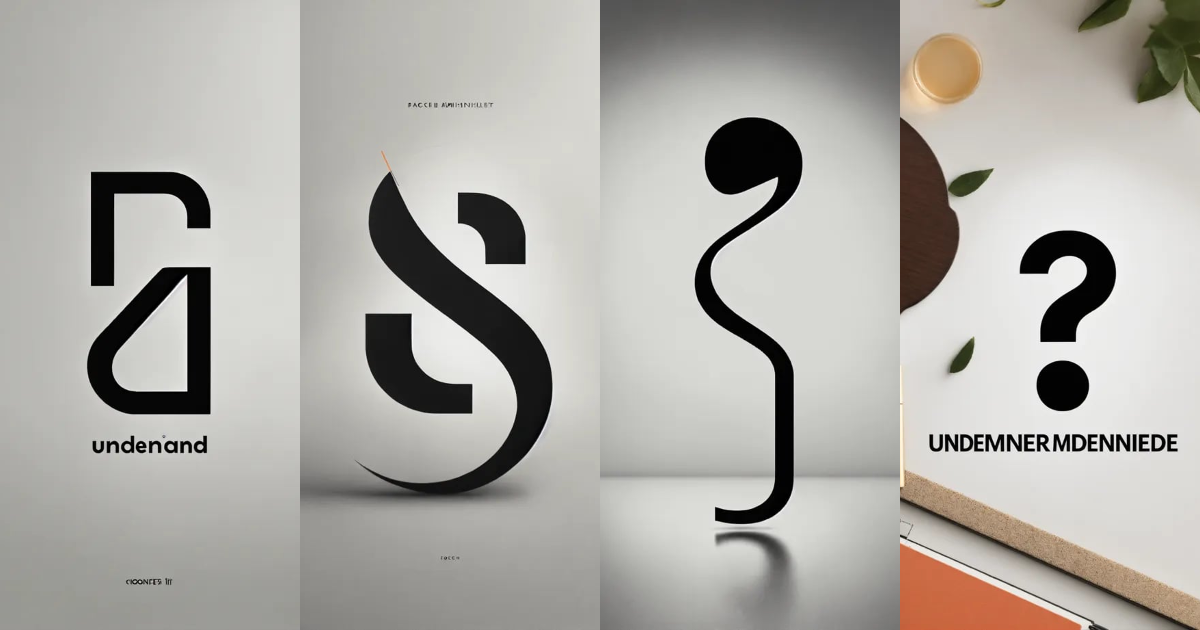 Lexica - Create a minimalist logo using a question mark that represents ...
