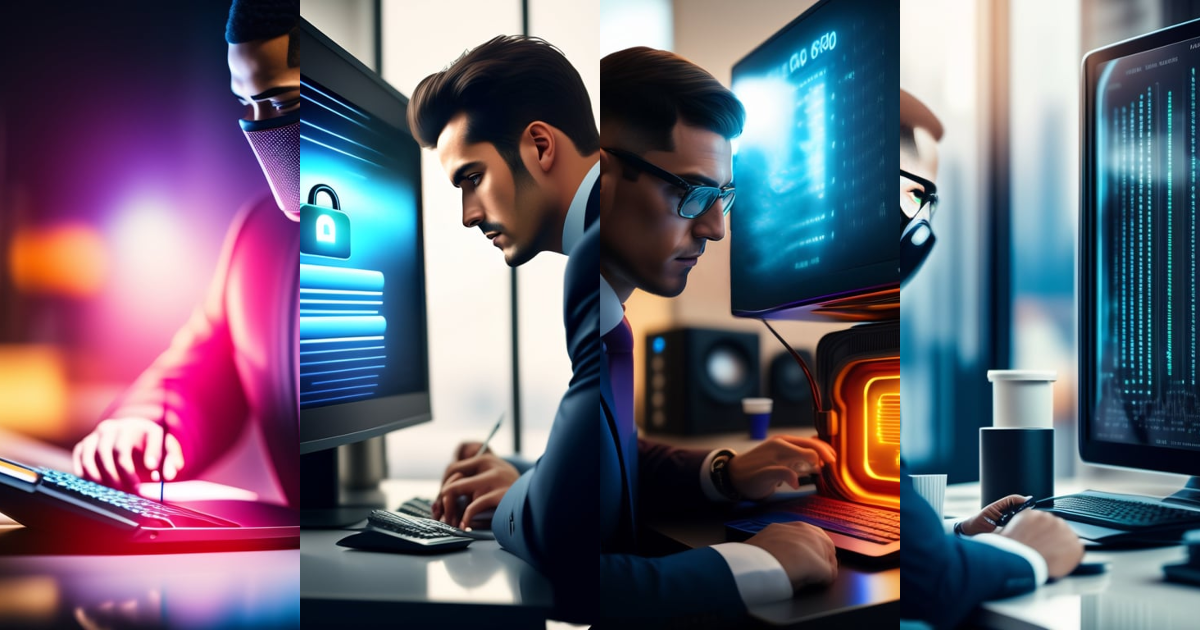 Lexica - Cyber security professional at work