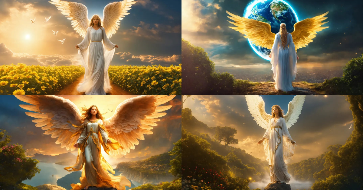 Lexica - Guardian angel protection the earth, 8k resolution as a ...