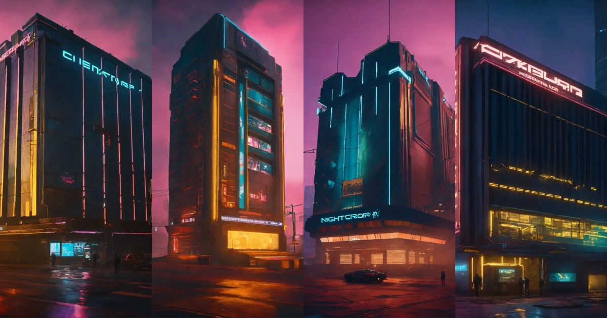 Lexica - Nightcorp building in cyberpunk 2077