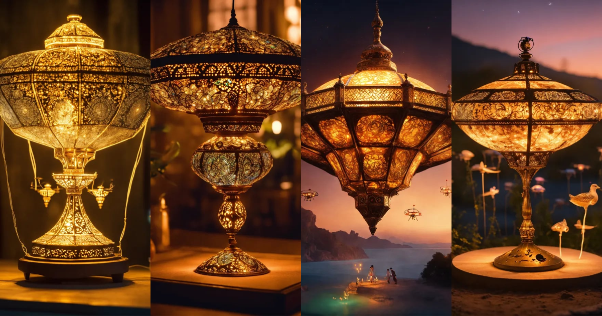 Lexica - Generate a captivating 3D image featuring an oversized magic ...